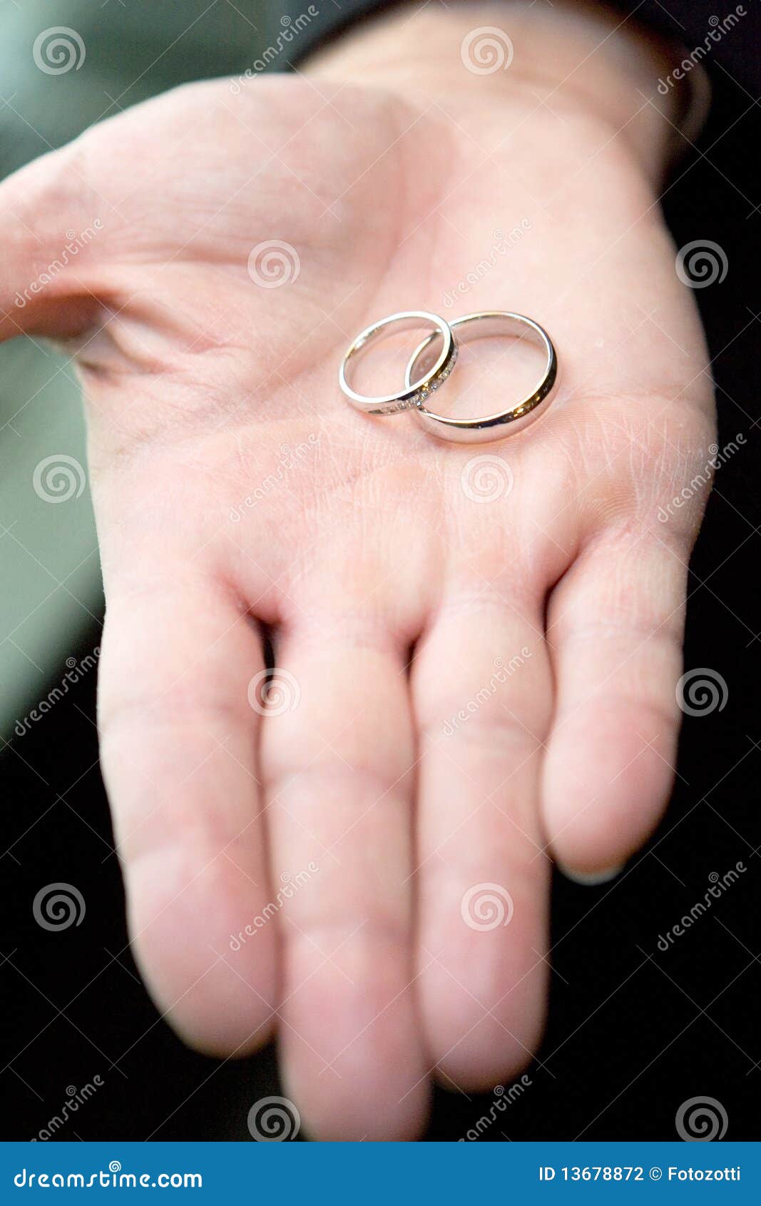 Two wedding rings stock photo. Image of human, simplicity - 13678872