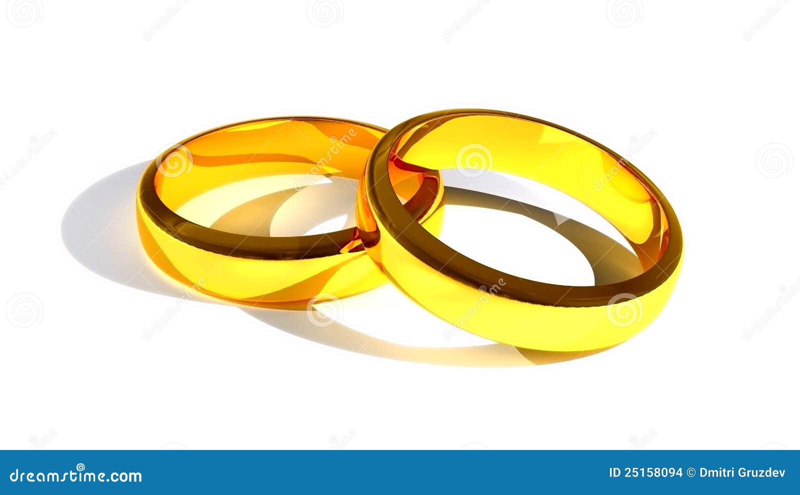 Two wedding rings stock photo. Image of reflection, marriage - 25158094