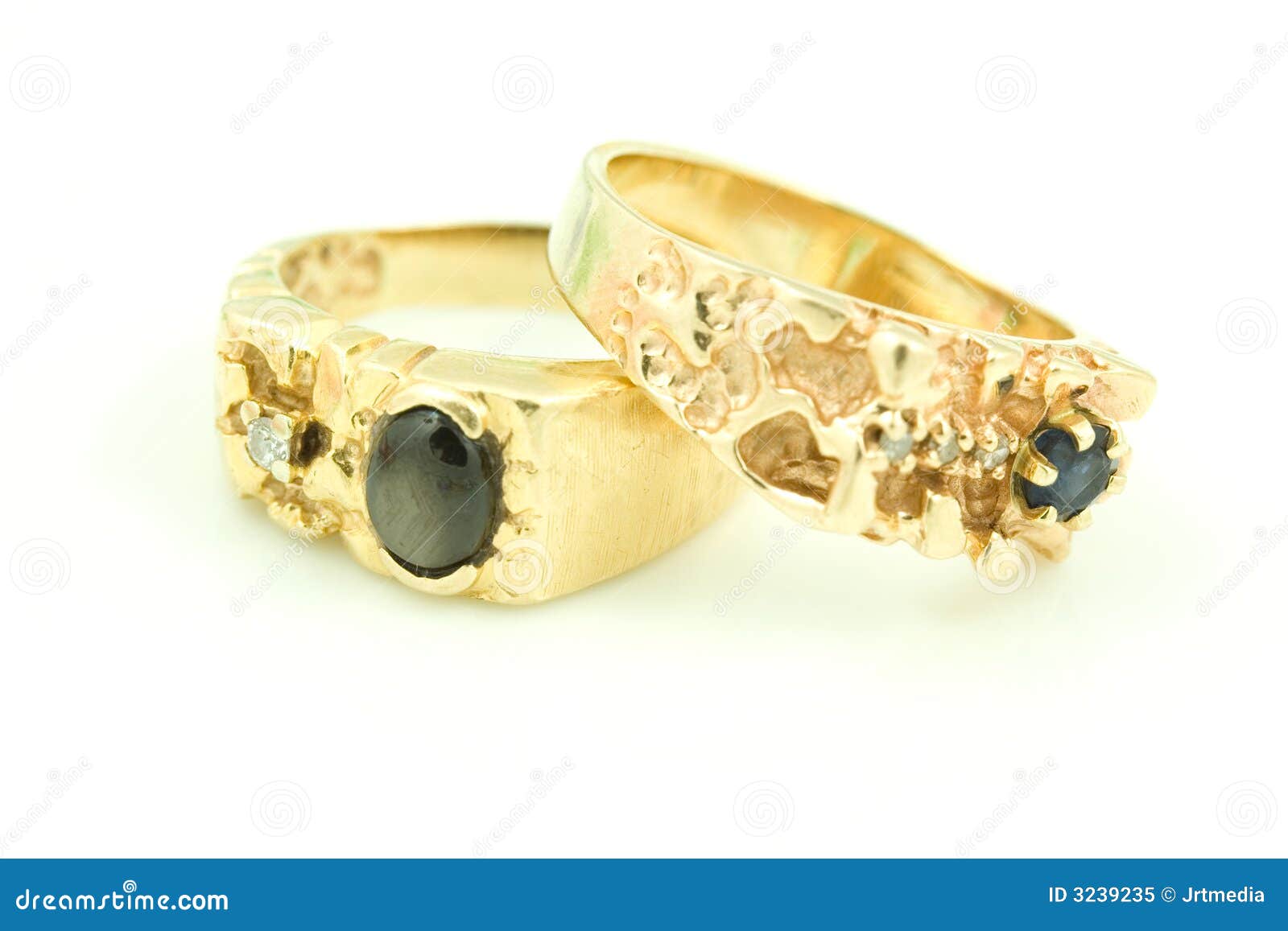 Two Wedding Rings stock image. Image of close, marriage - 3239235