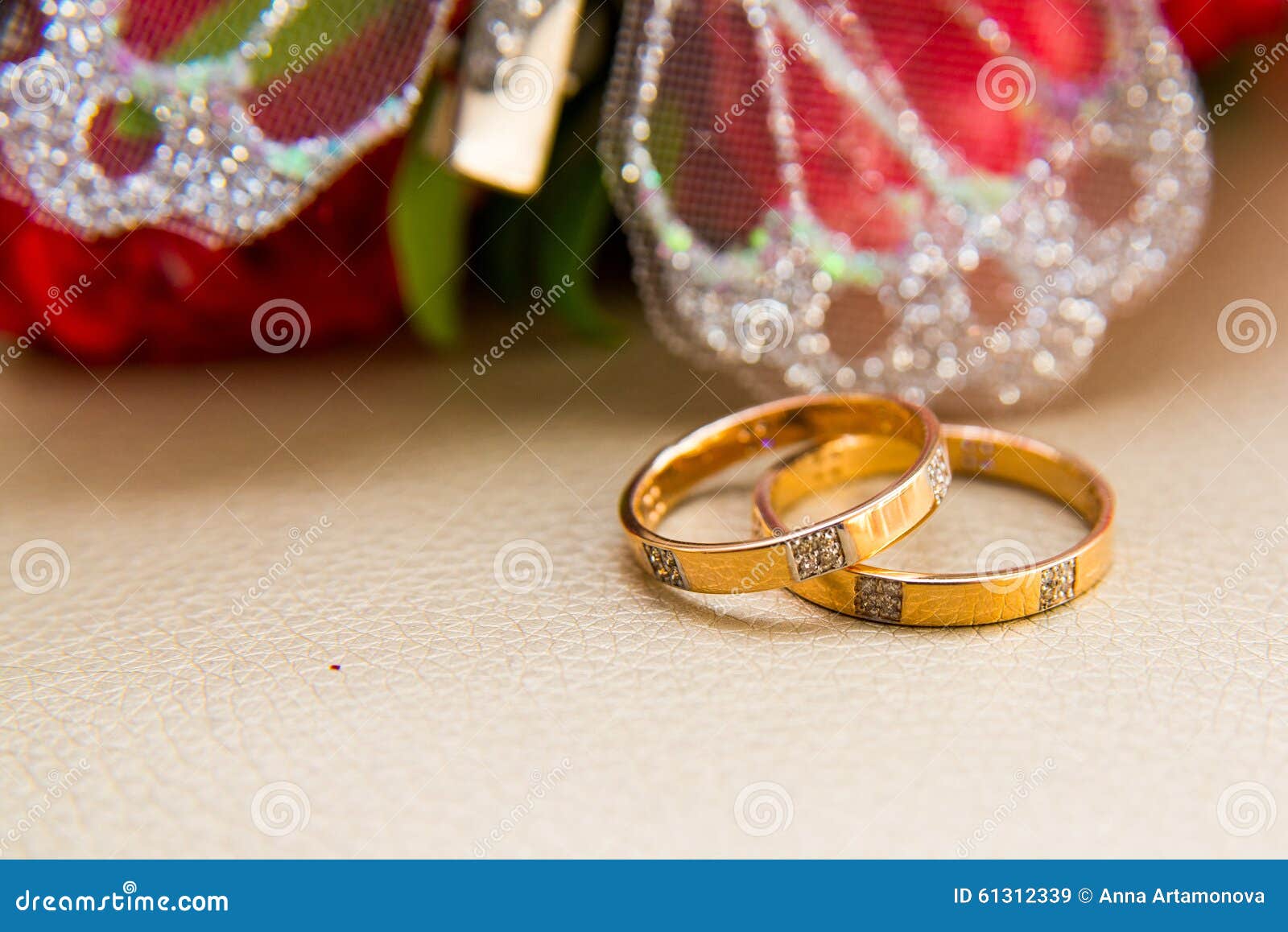 Two wedding rings stock image. Image of creative, life - 61312339