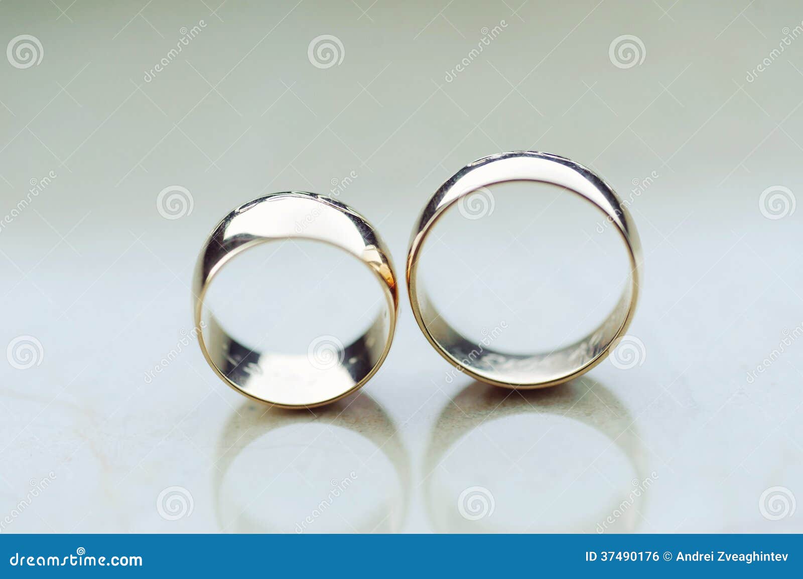 Two Wedding Rings stock photo. Image of newlywed, color - 37490176