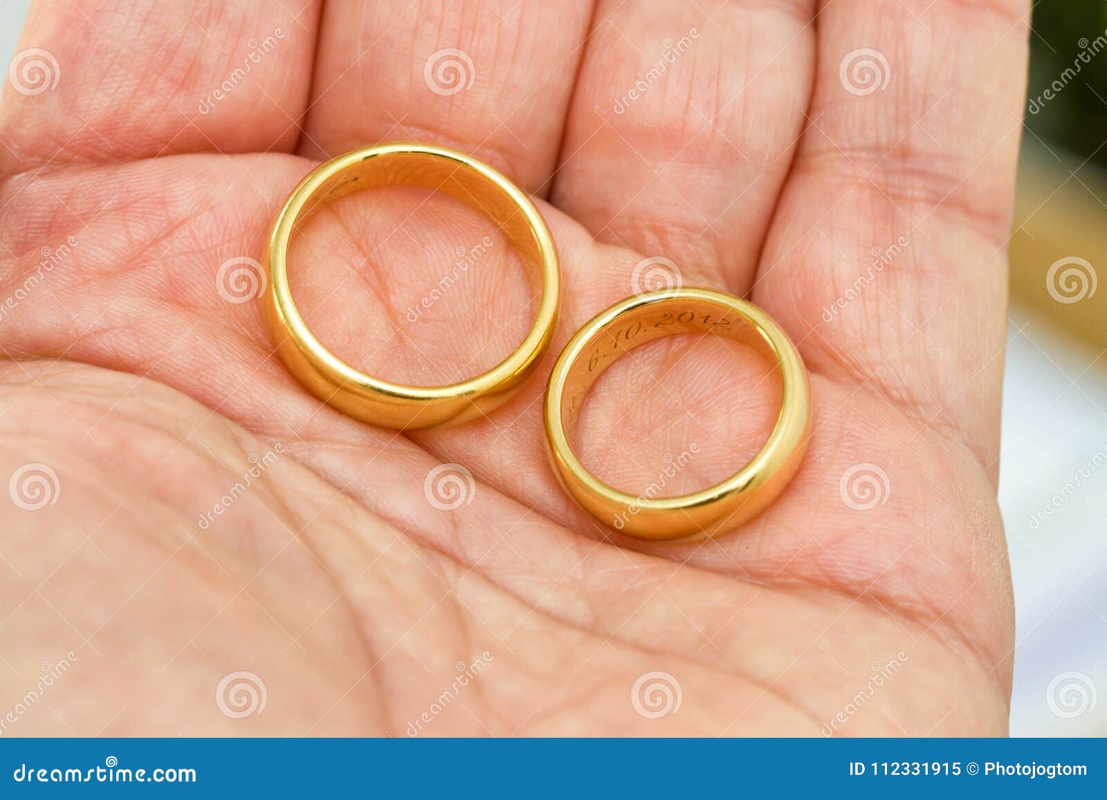 Two wedding rings stock image. Image of concept, peaceful - 112331915