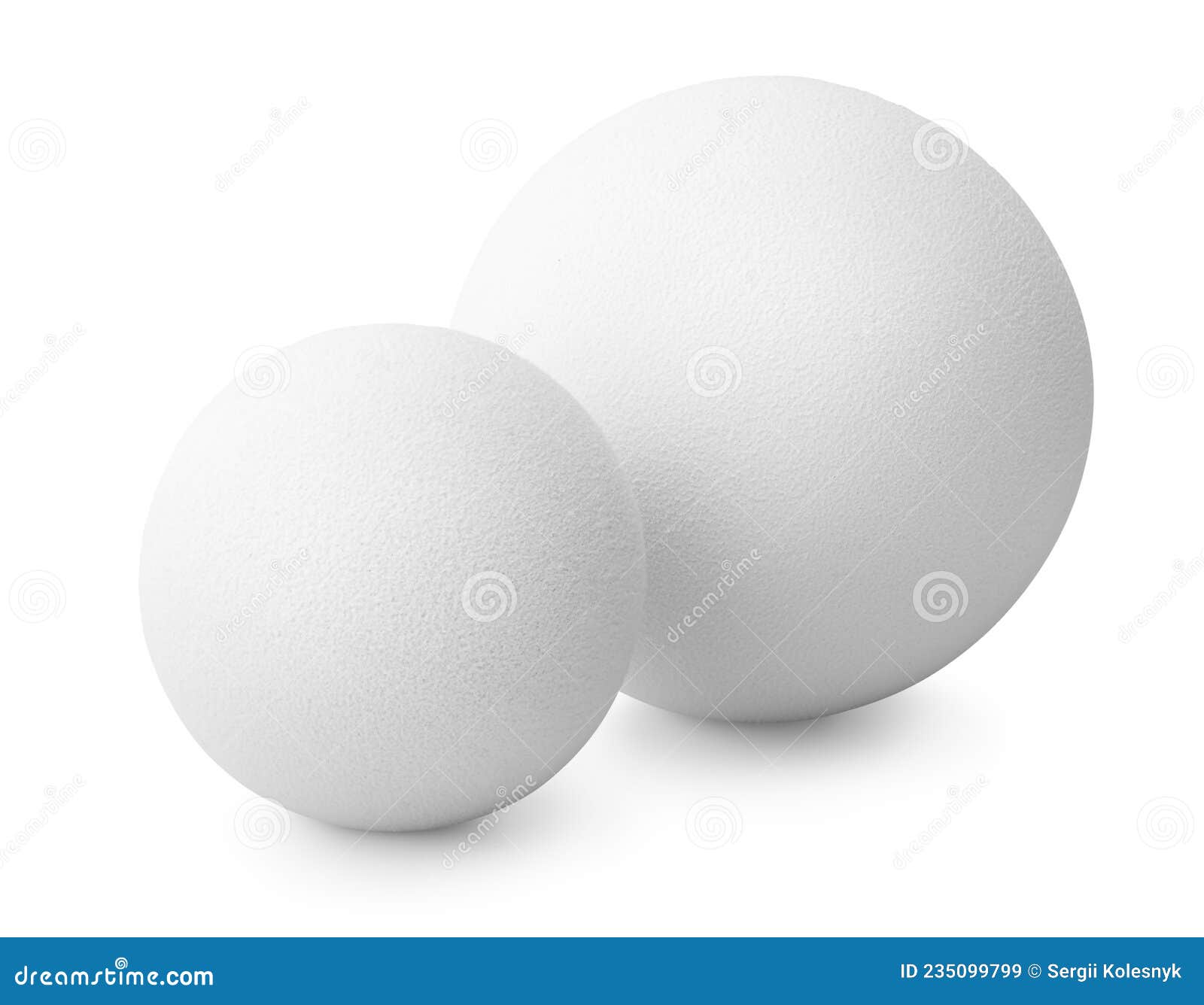 Two white balls stock image. Image of geometry, macro - 235099799