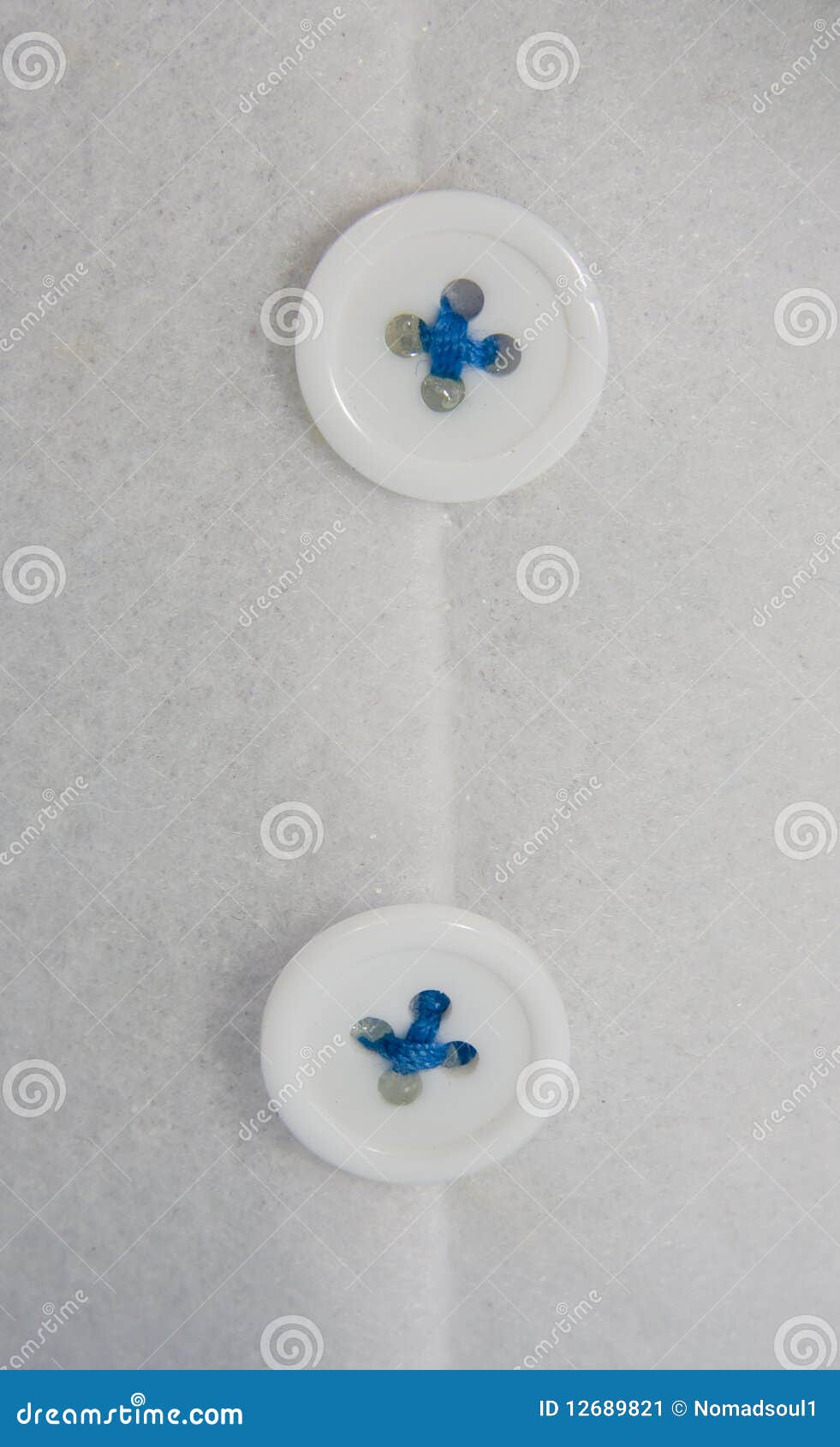 Two white buttons stock image. Image of design, buttons - 12689821