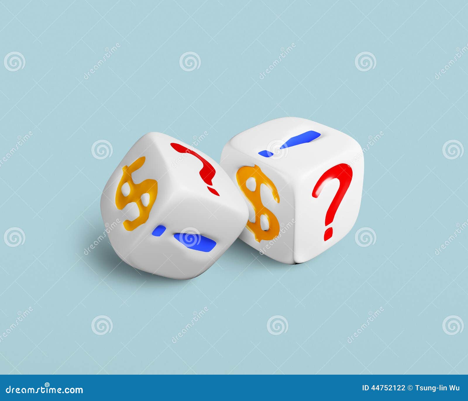 Two white dices stock photo. Image of dollar, currency - 44752122