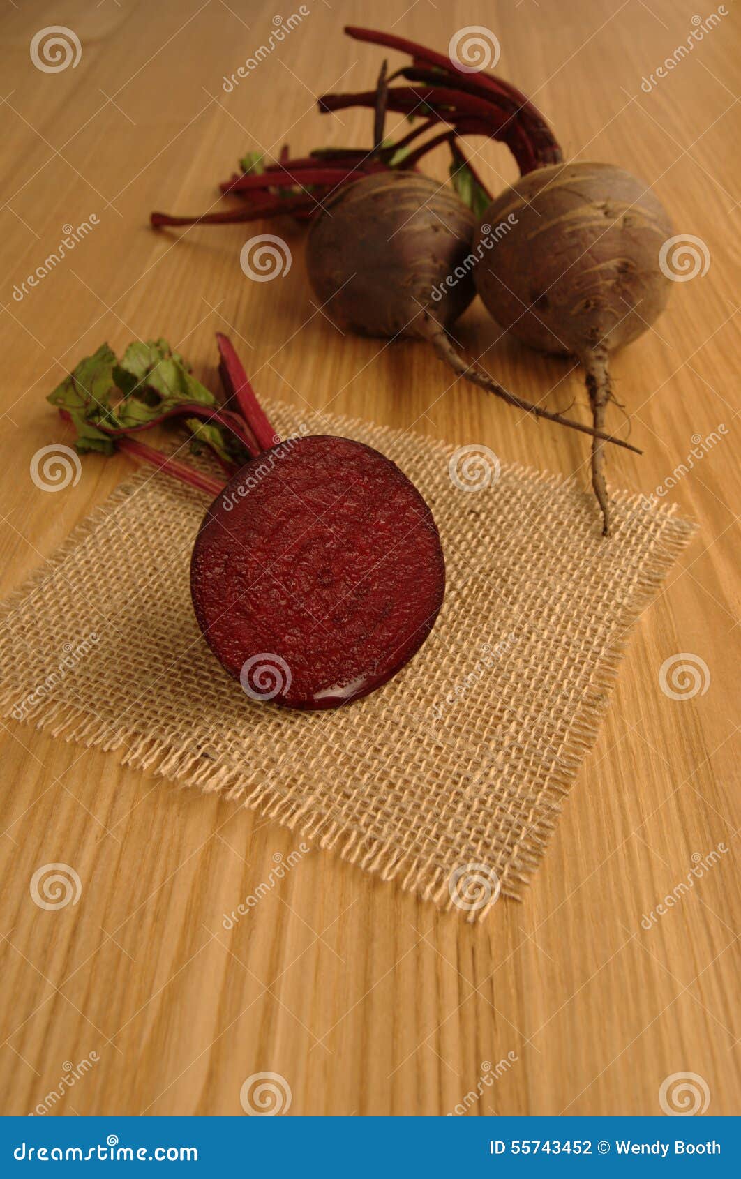 Two Whole and Half a Beet/Beetroot Stock Photo - Image of deep, maroon ...