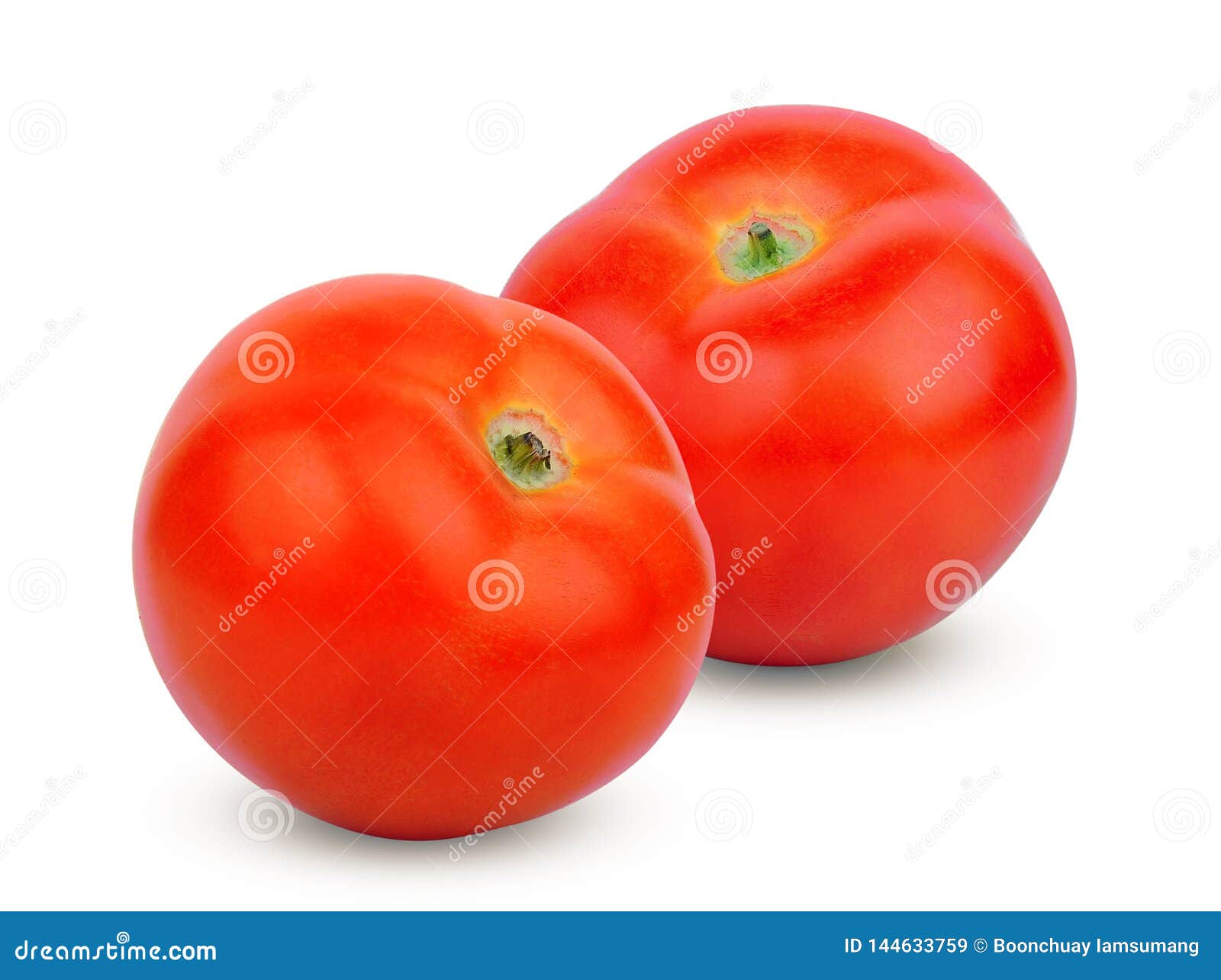 Two Whole Tomato Isolated on White Stock Image - Image of healthy ...