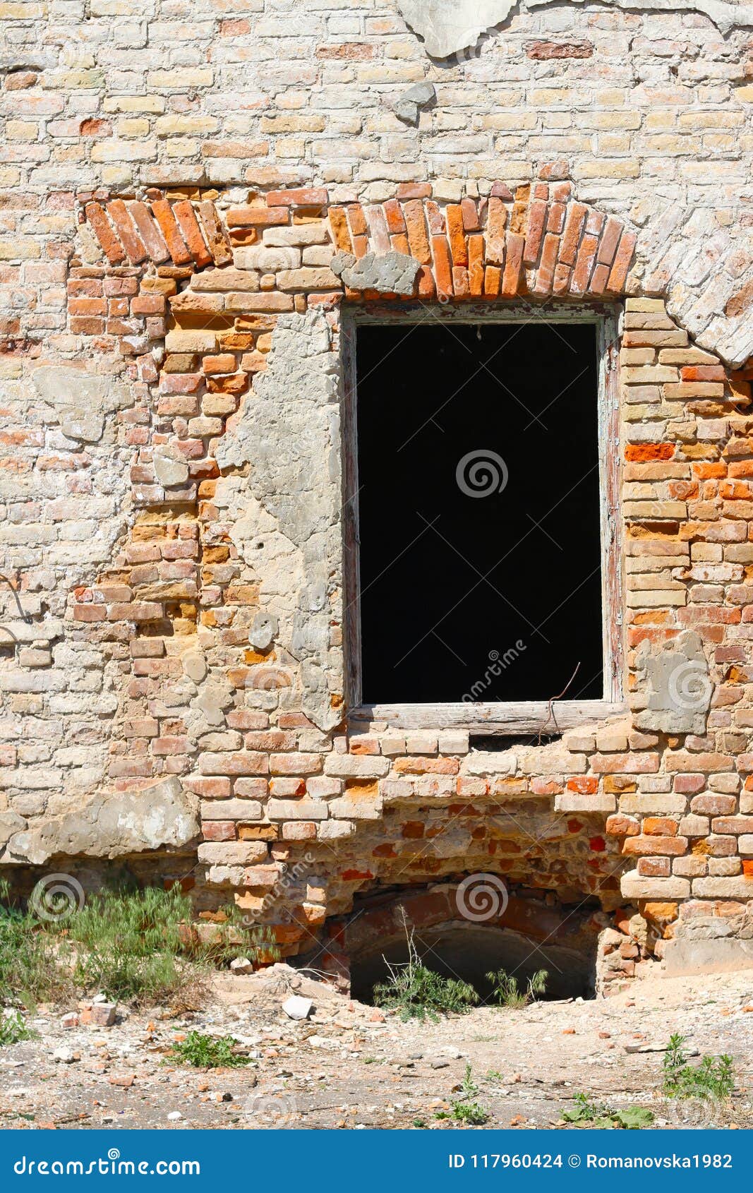 Destroyed Windows in Castle Stock Photo - Image of decoration ...