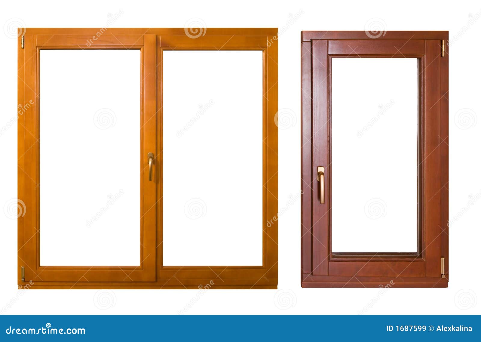 Two windows stock image. Image of indoors, houses, apartament - 1687599