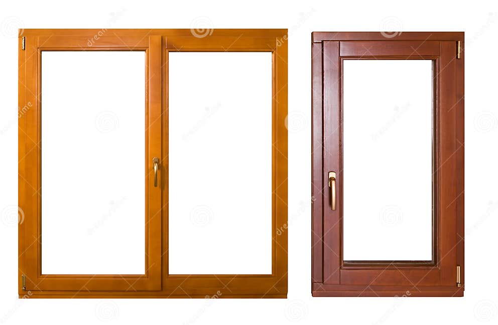 Two windows stock image. Image of indoors, houses, apartament - 1687599