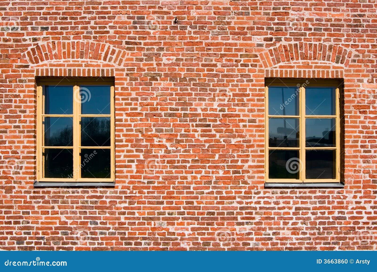 Two windows stock photo. Image of glass, urban, wall, window - 3663860