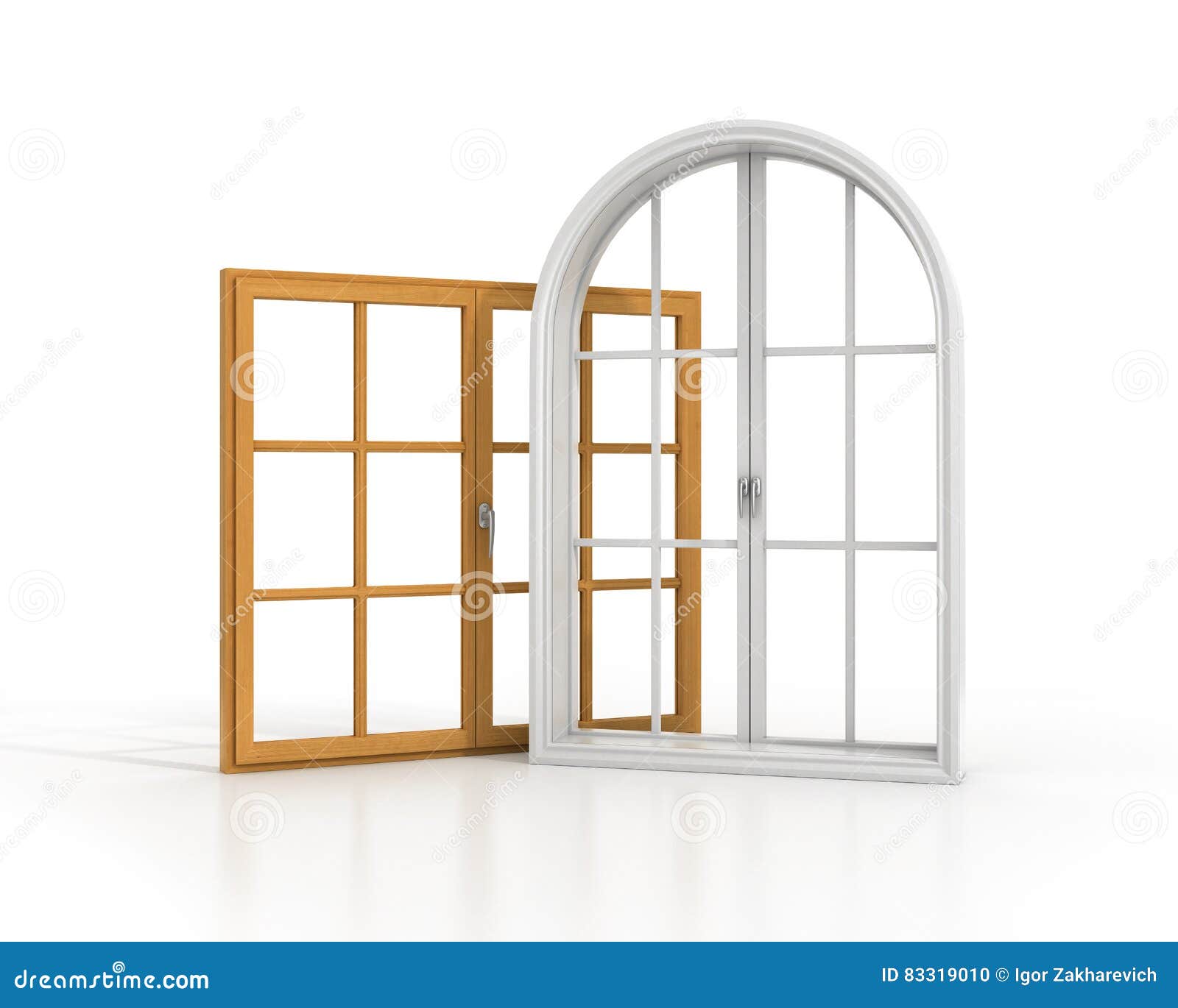 Two windows stock illustration. Illustration of rectangle - 83319010