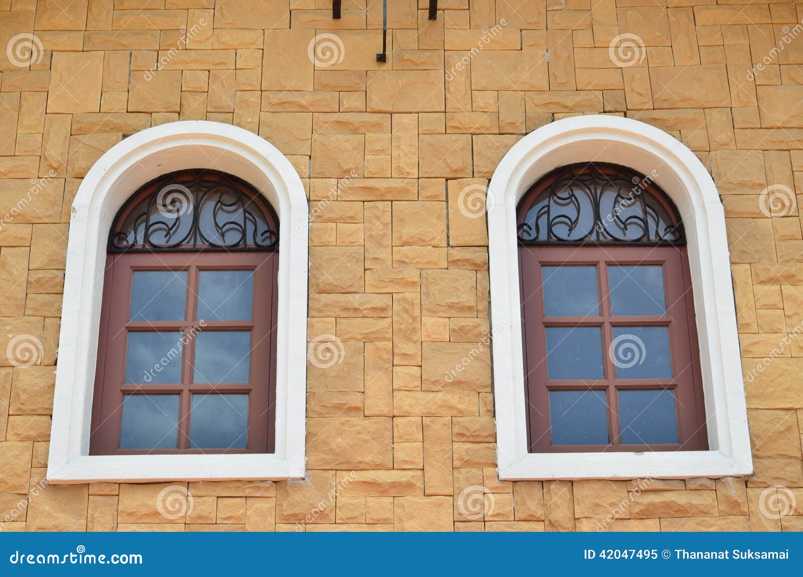 Two windows stock image. Image of open, view, room, window - 42047495