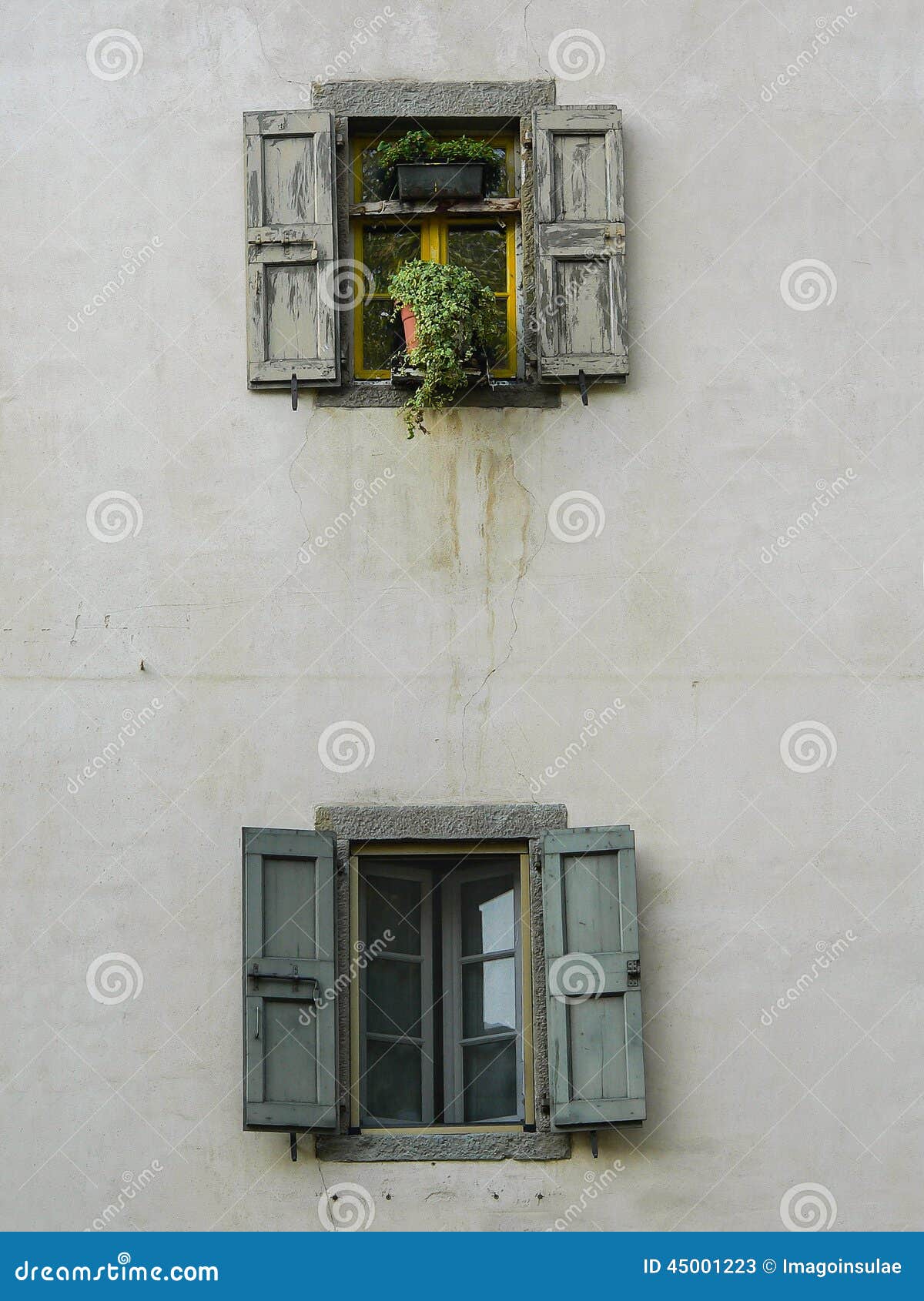 Two old windows editorial stock photo. Image of floor - 45001223