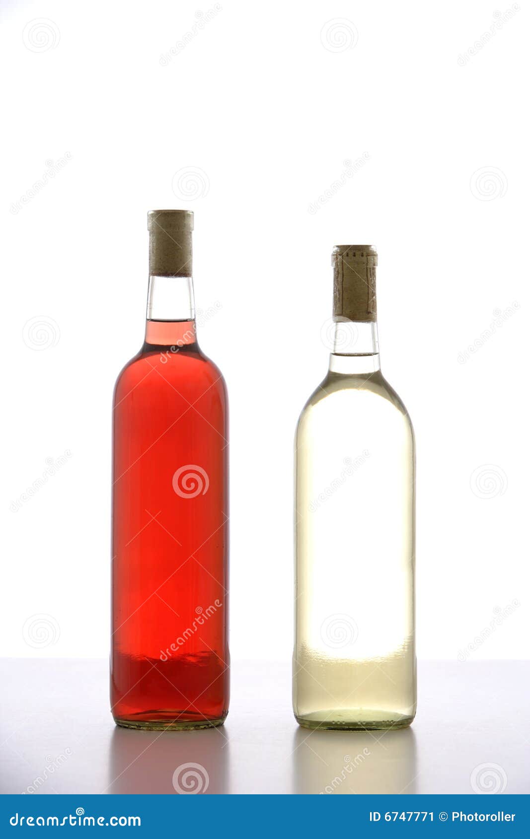 Two WIne Bottles stock image. Image of brilliant, glass - 6747771
