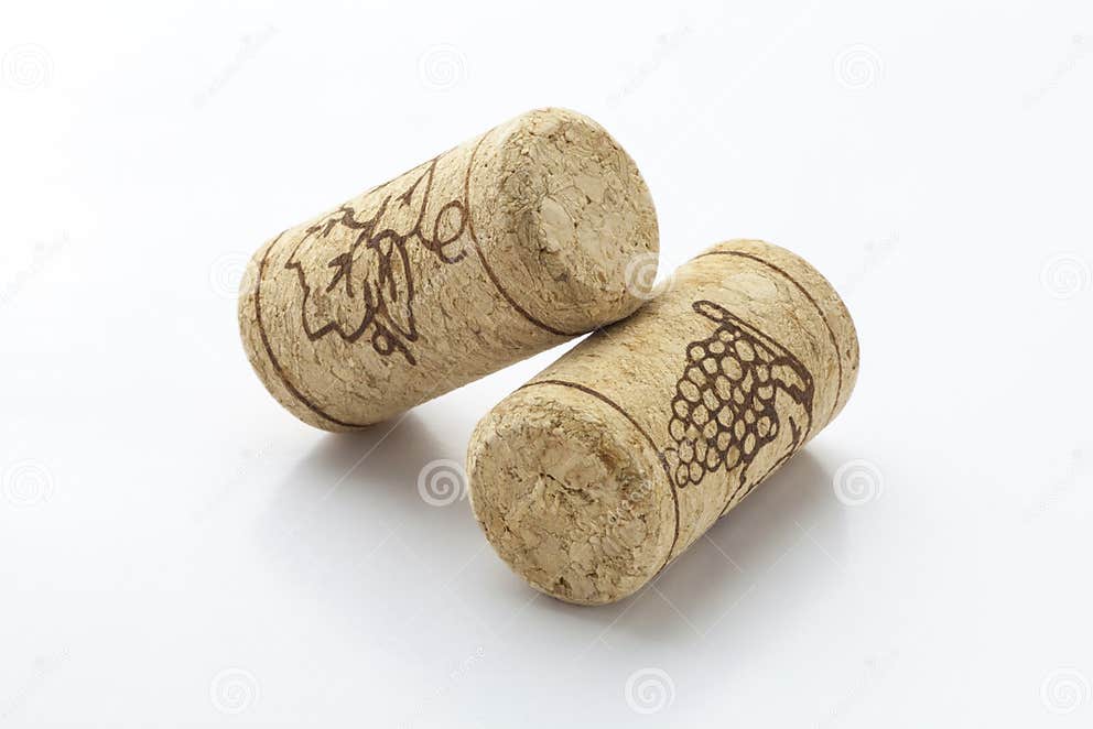 Two wine corks stock photo. Image of brown, natural, bottle - 29691096