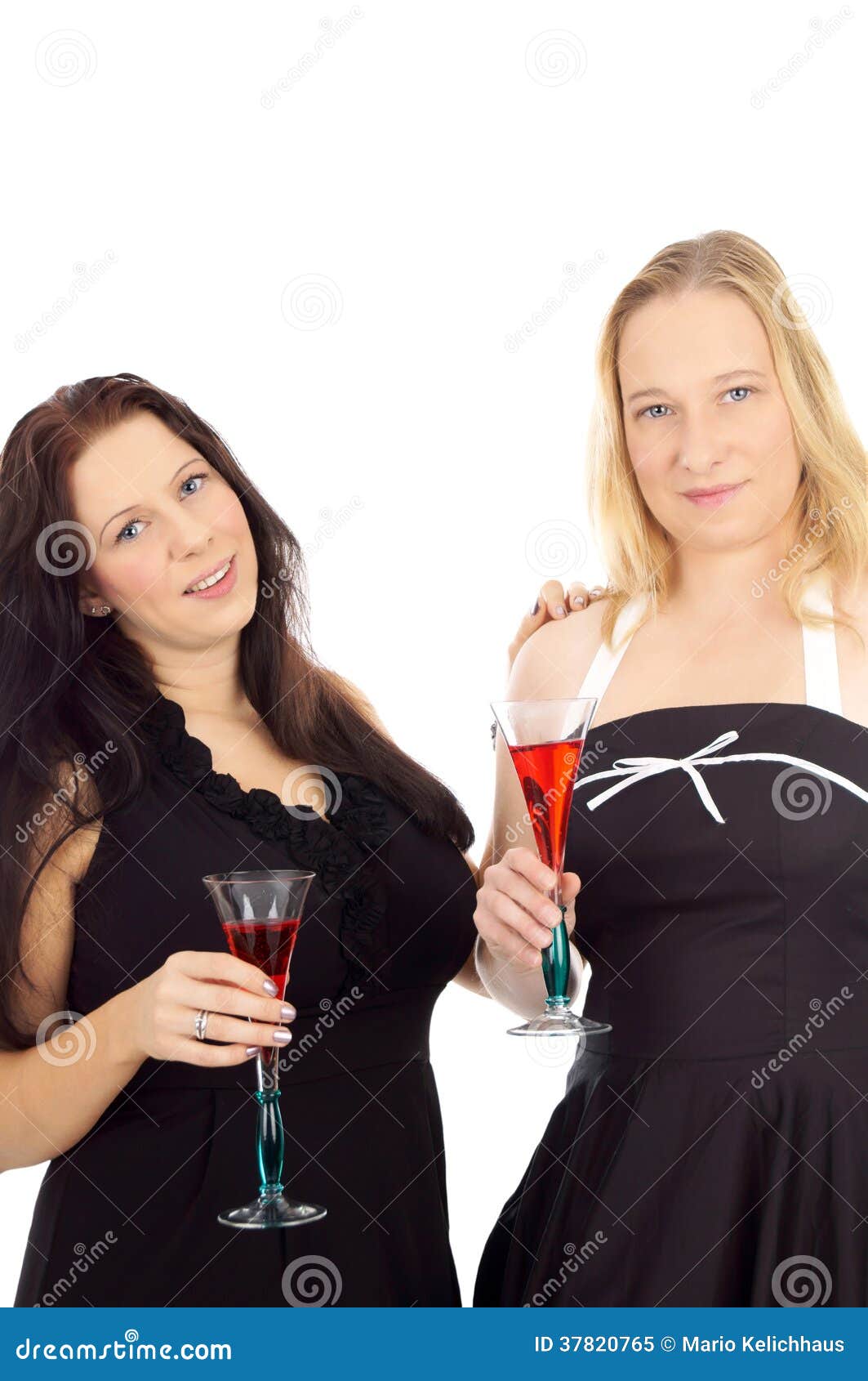 Two woman stock image. Image of fashion, champagne, female - 37820765