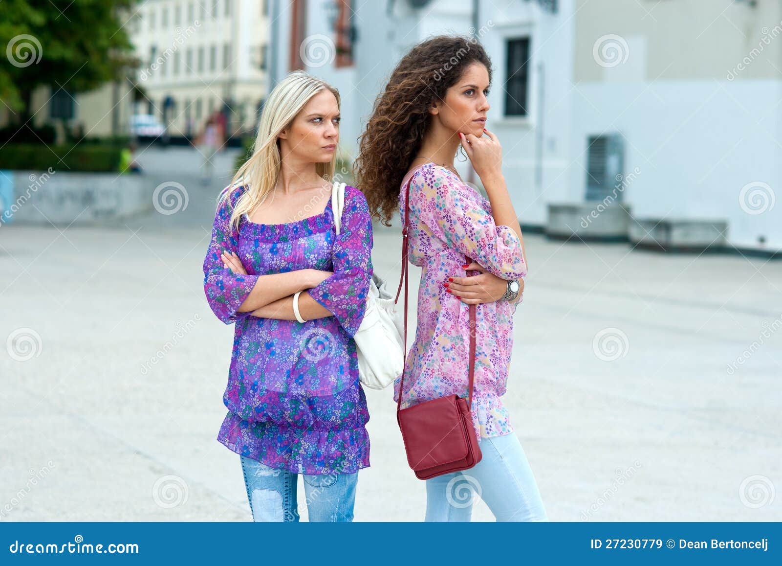Two Woman Angry To Each Other Stock Image - Image of people, sorrow ...