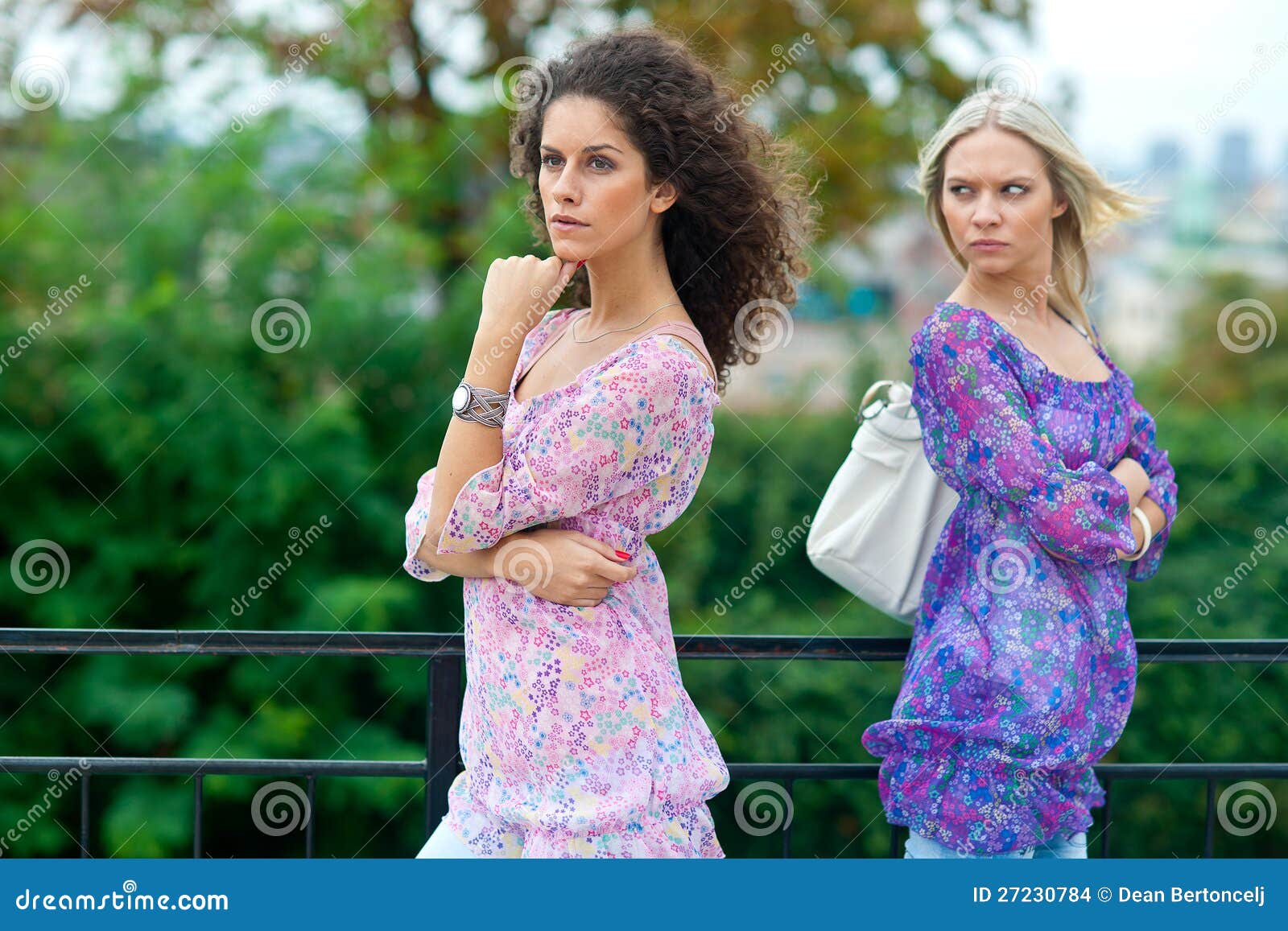 Two Woman Angry To Each Other Stock Photo - Image of clash, hostile ...