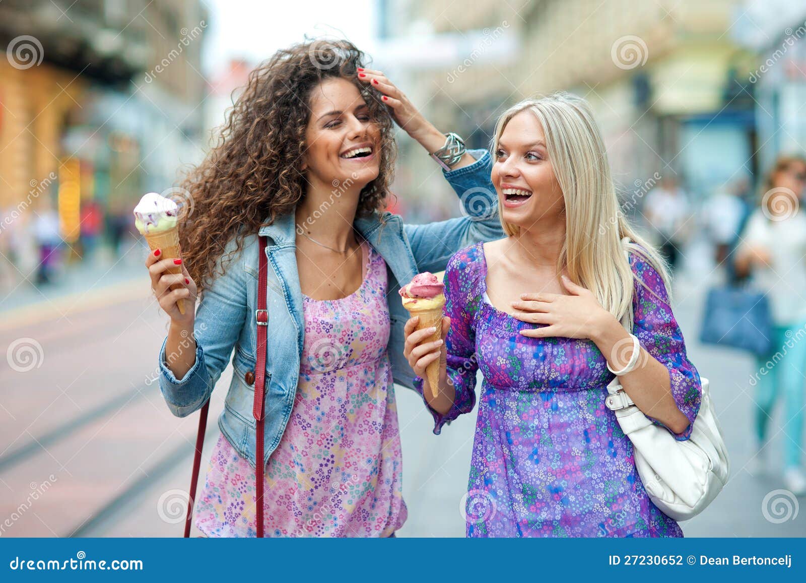 Two woman friends stock photo. Image of people, style - 27230652