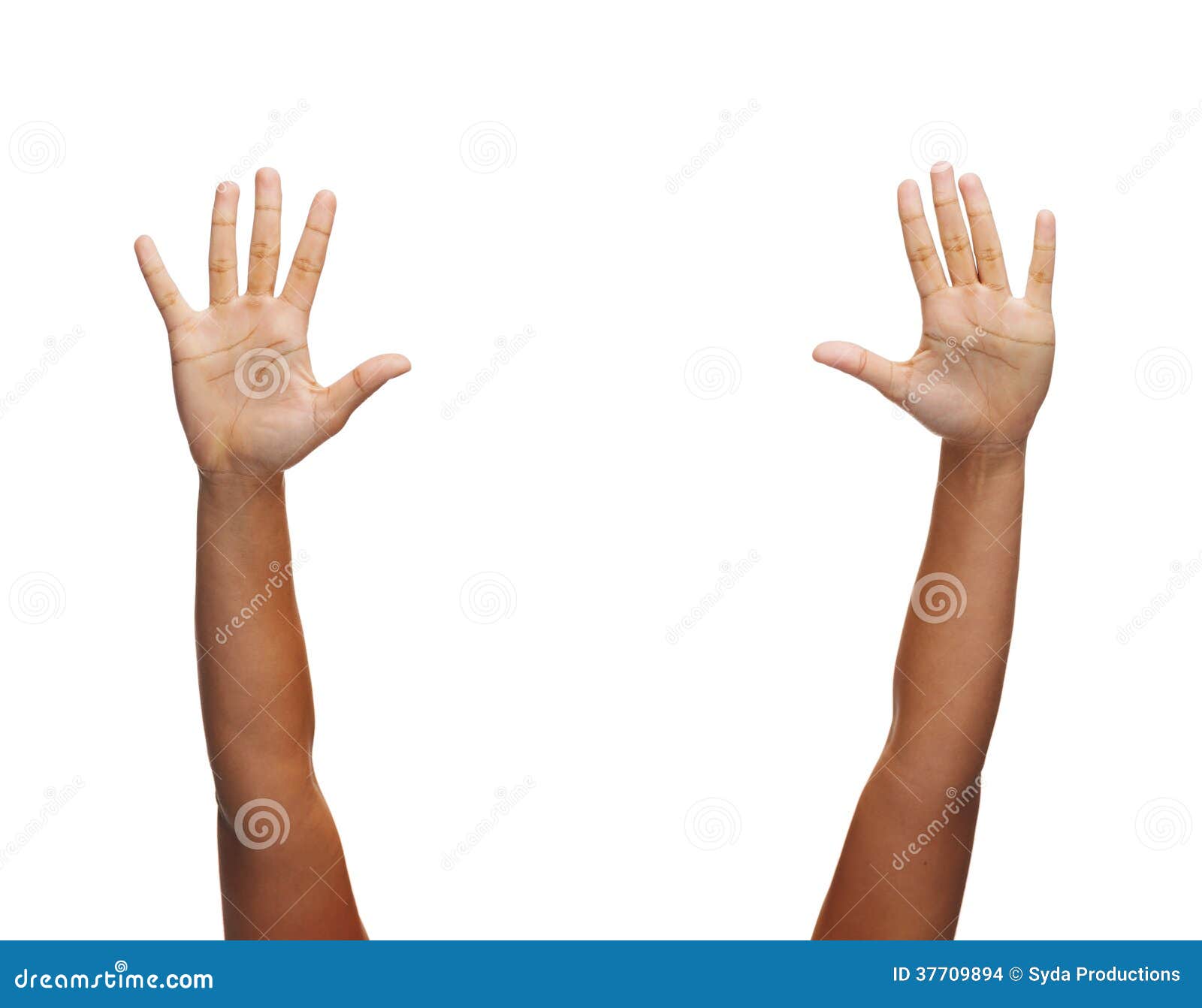 Two Woman Hands Waving Hands Stock Photo - Image of closeup, isolated ...