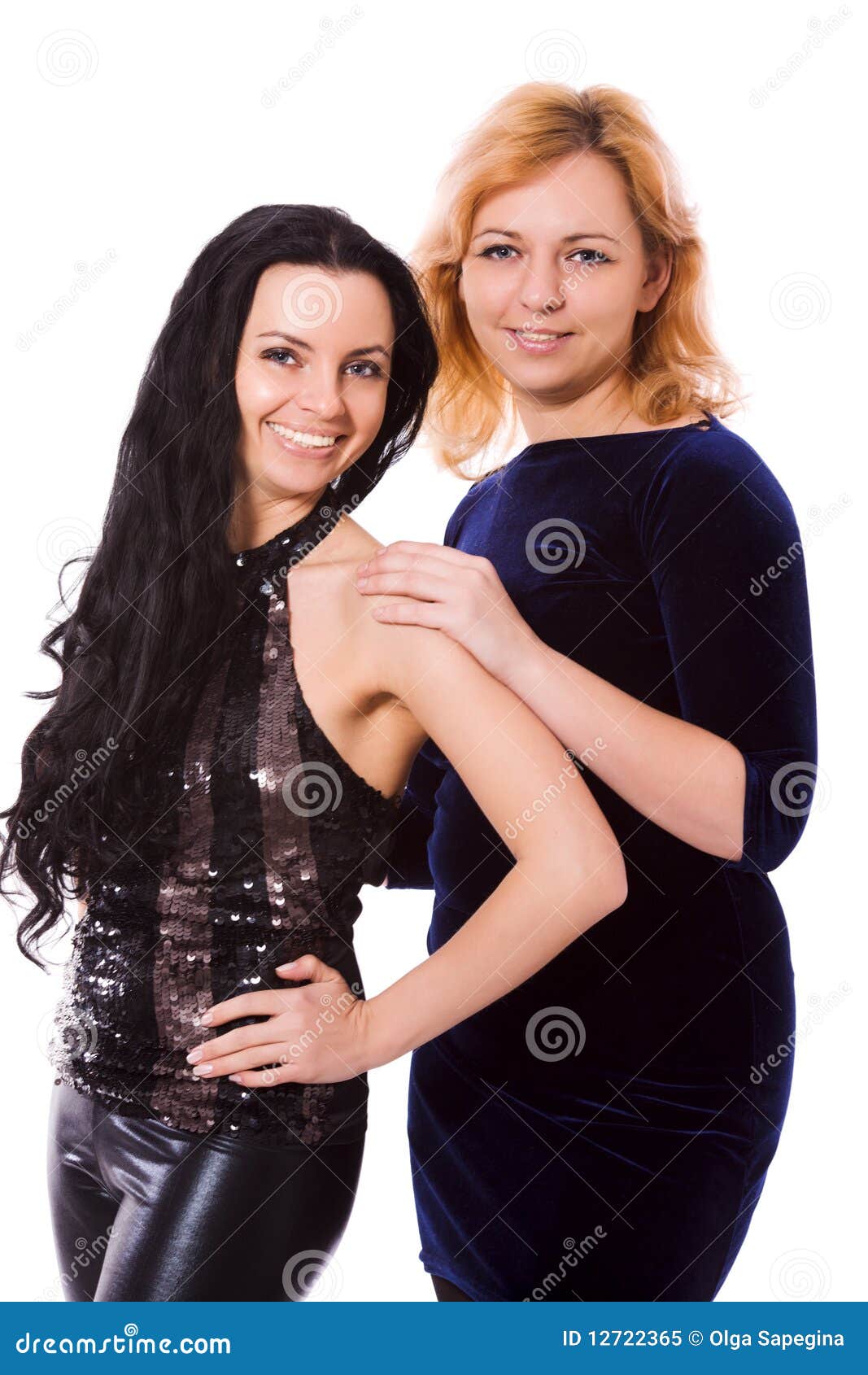 Two women stock image. Image of girls, laughing, cheerful - 12722365