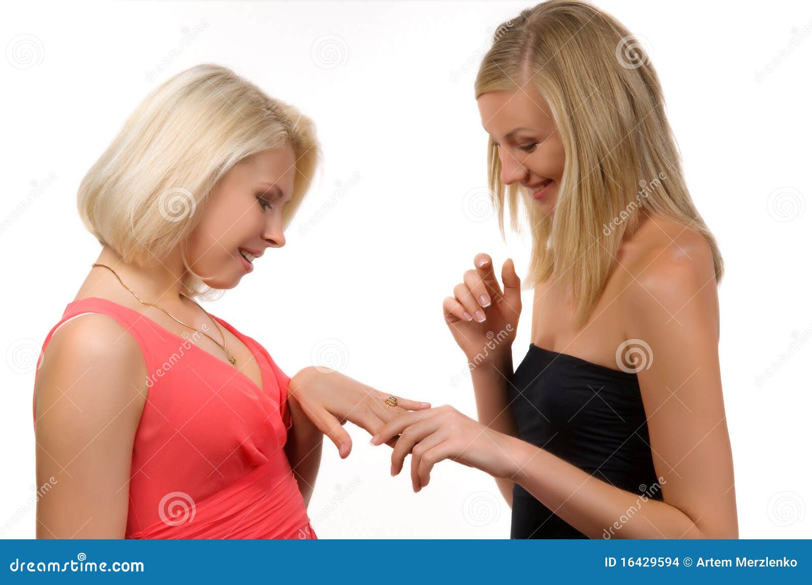 Two women stock photo. Image of bliss, beautiful, attractive - 16429594