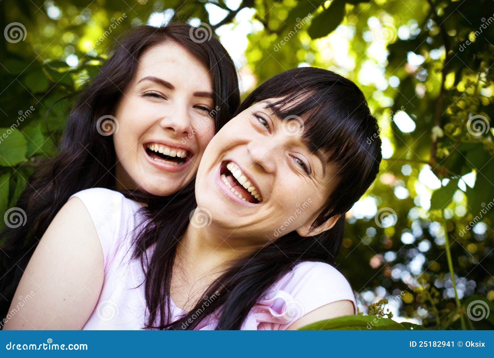 Two women stock image. Image of sibling, friendship, girls - 25182941