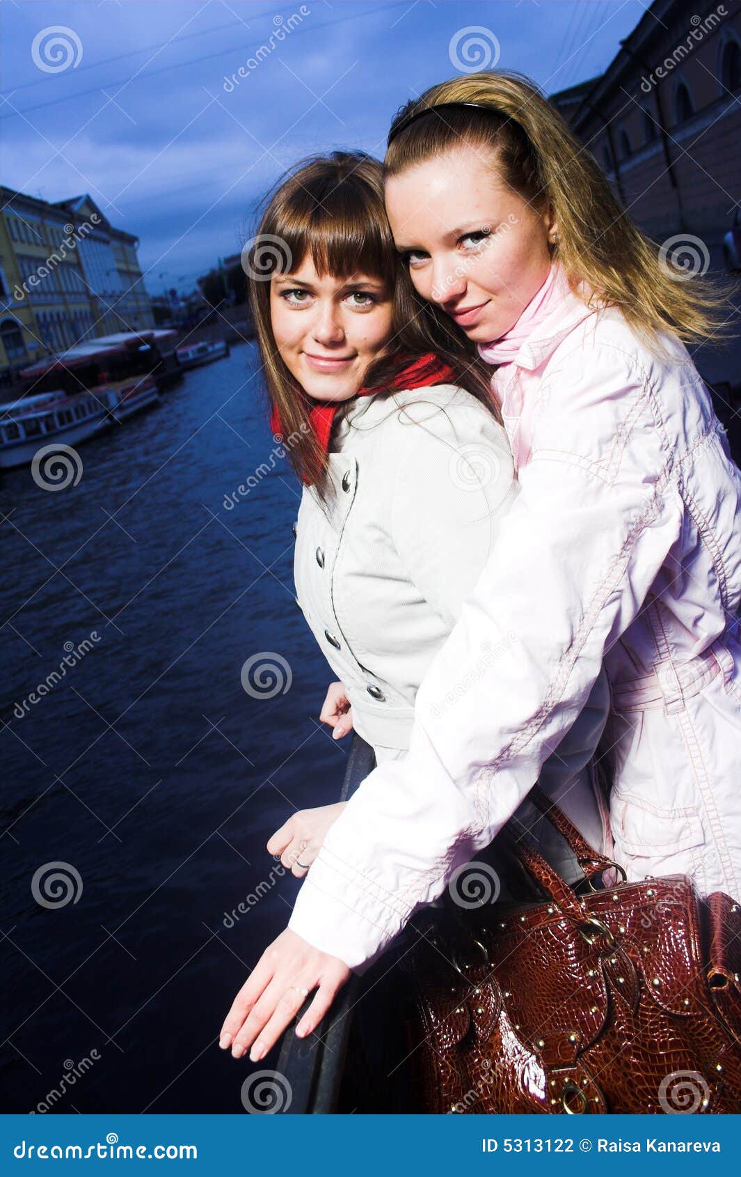 Two women stock photo. Image of colour, nose, couple, city - 5313122