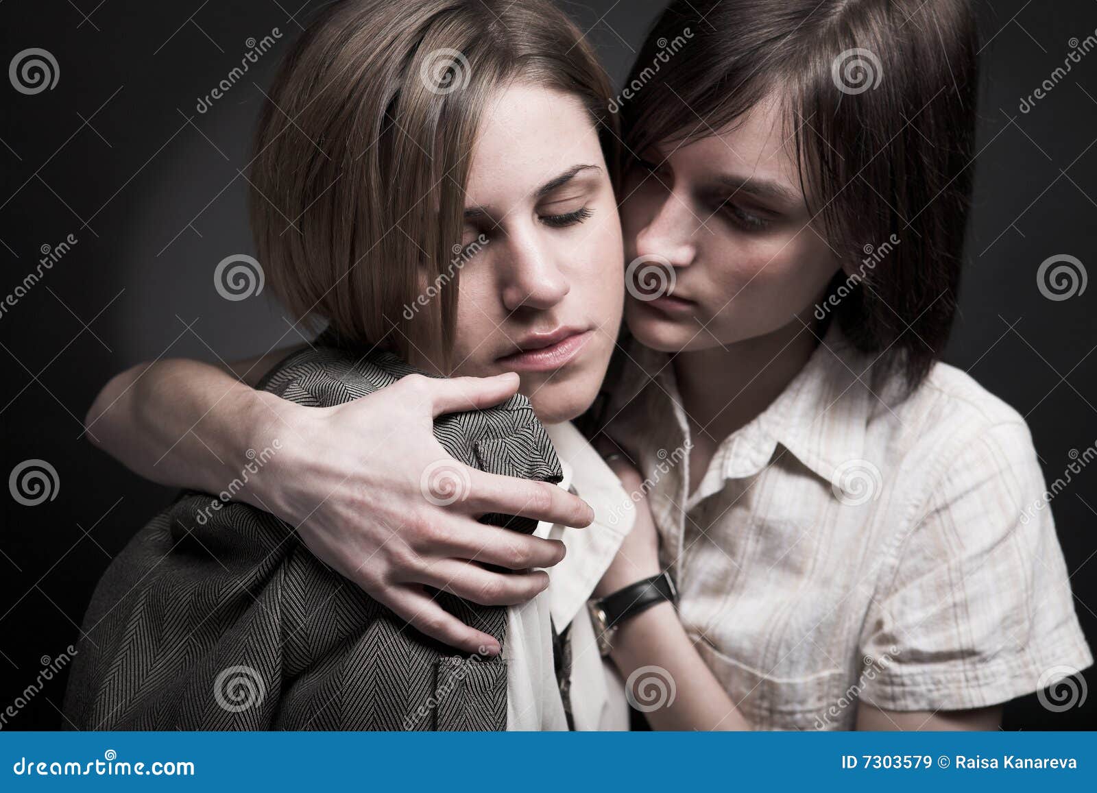 Two women stock image. Image of female, adolescence, desire - 7303579