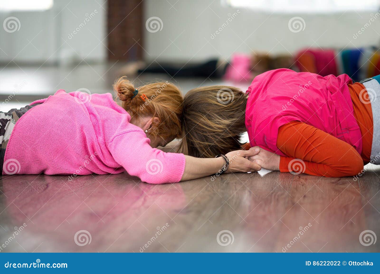 Two Women Dancing Dance Contact Improvisation Stock Photo - Image of ...