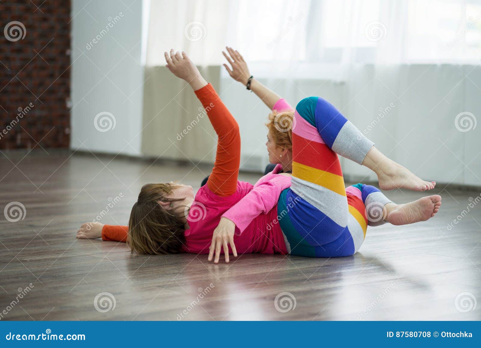 Two Women Dancing Dance Contact Improvisation Stock Photo - Image of ...