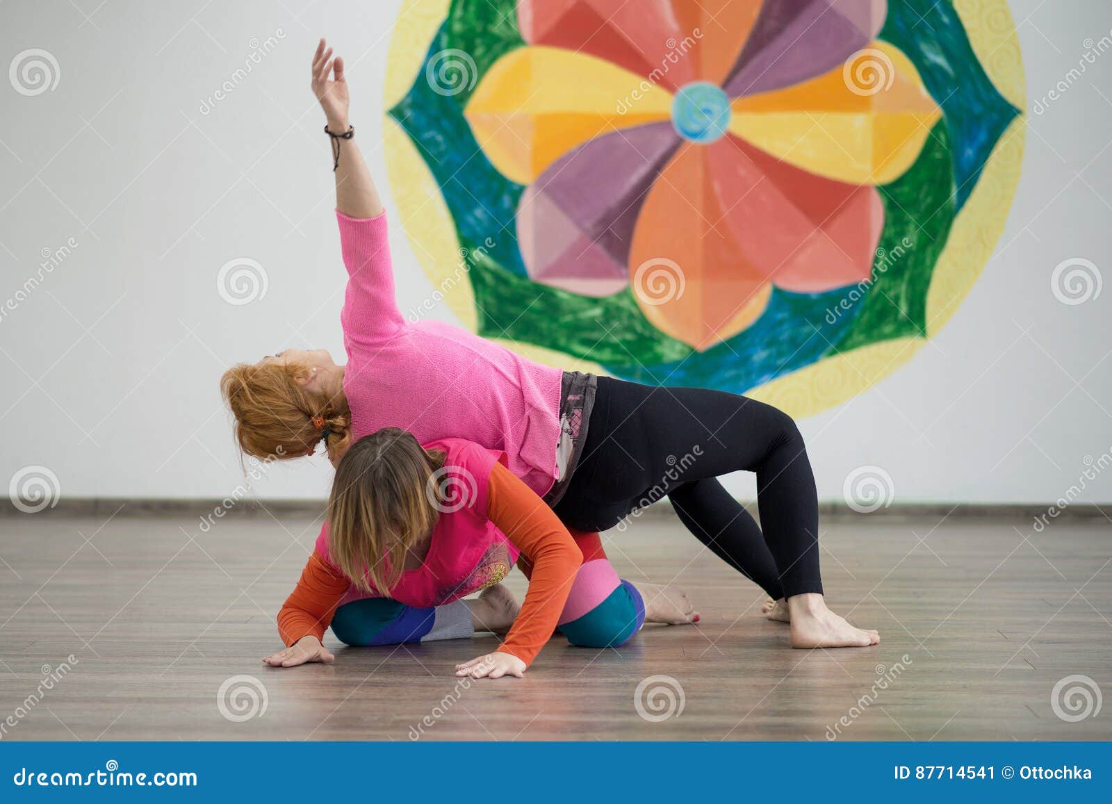 Two Women Dancing Dance Contact Improvisation Stock Image - Image of ...