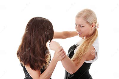 Two women fight stock photo. Image of casual, fight, punch - 22832672