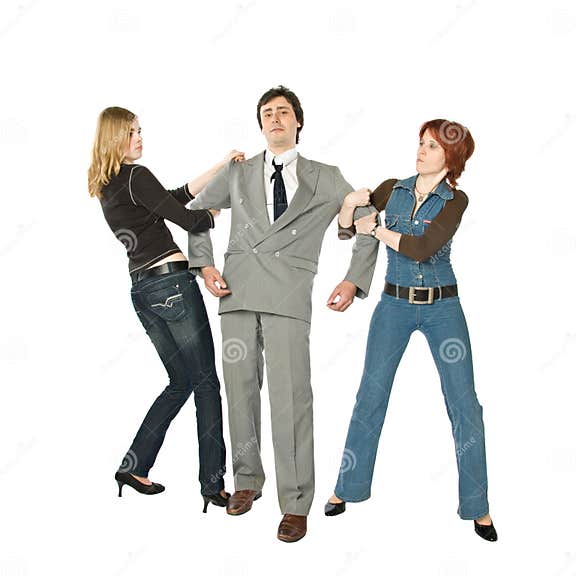 Two women fighting stock image. Image of bigamy, adult - 6298465