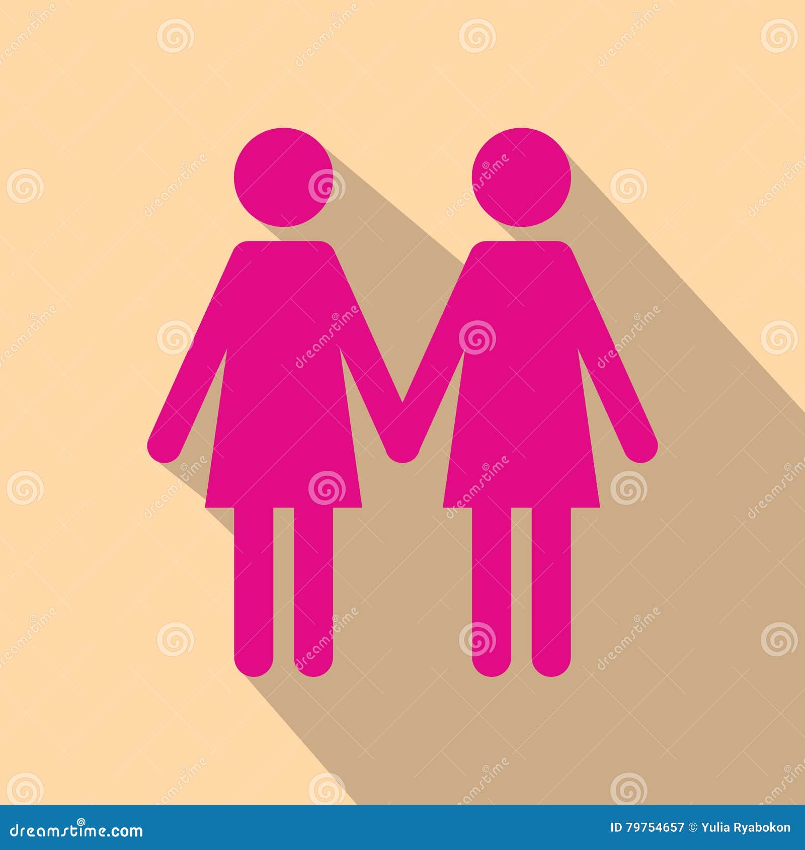 Two Women Flat Icon Shadow Stock Illustrations – 79 Two Women Flat Icon ...