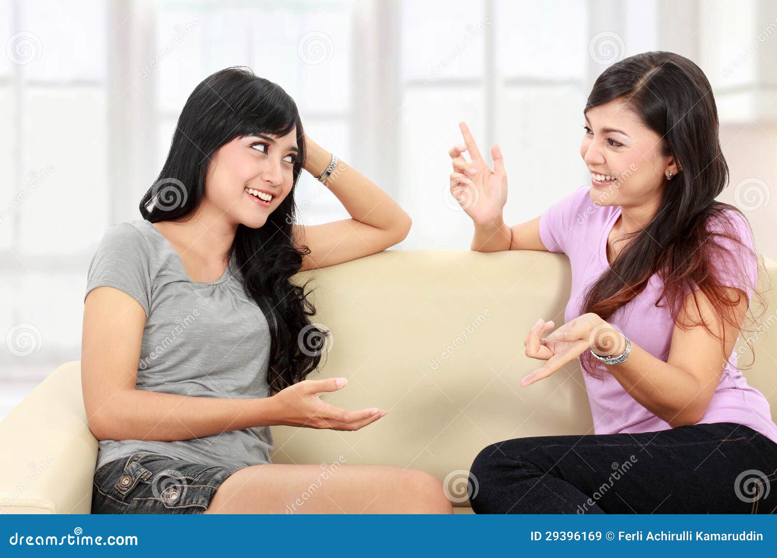 Two Women Friends Chatting Stock Image Image Of Expression 29396169
