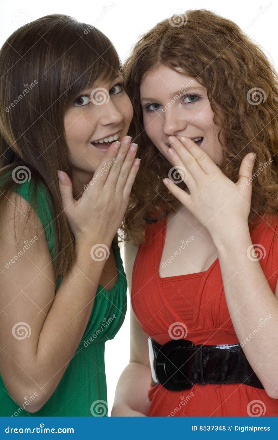 Two Women with Gestures Astonishment Stock Photo - Image of ...