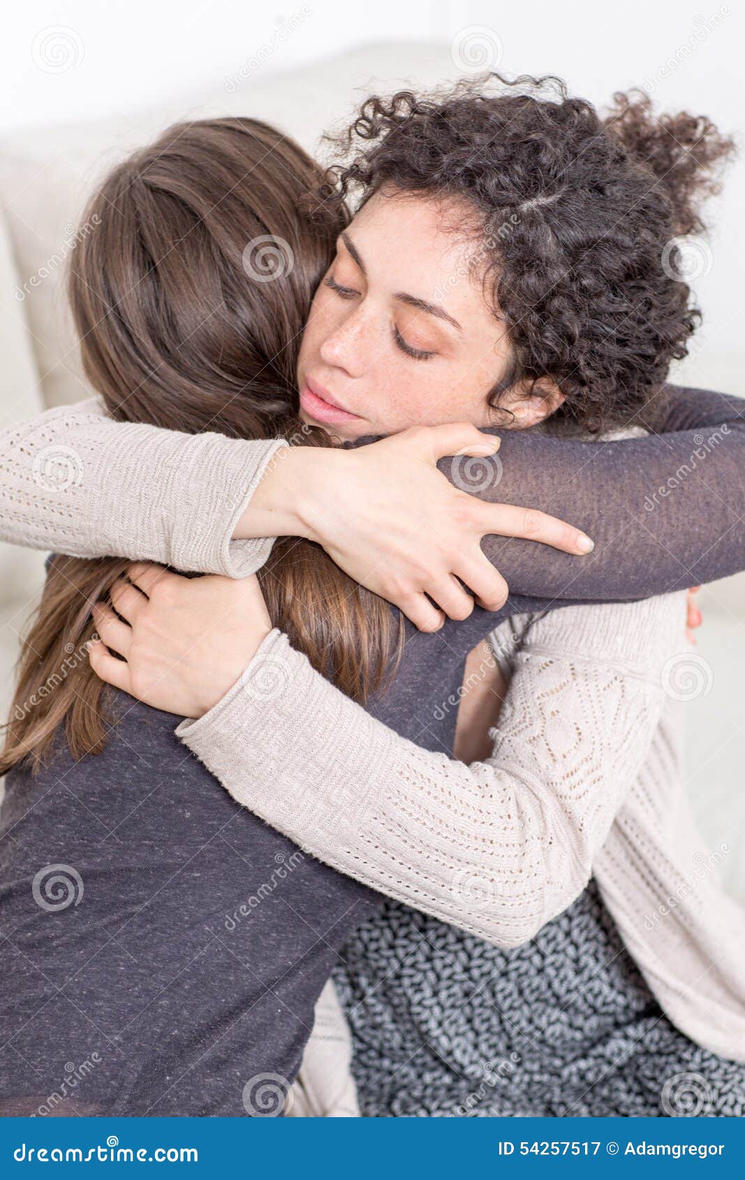 Two women giving a hug stock image. Image of coach, joyful - 54257517