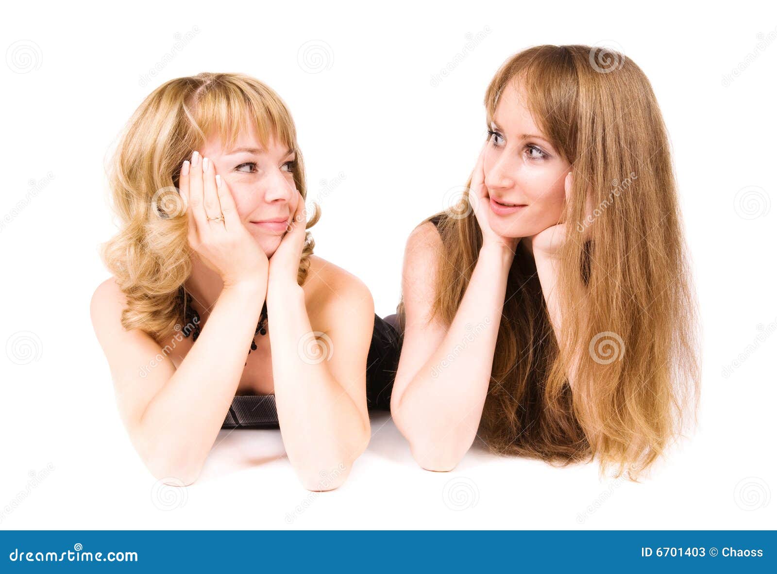 Two Women Looking Go Each Other Stock Image - Image of looking, couple ...