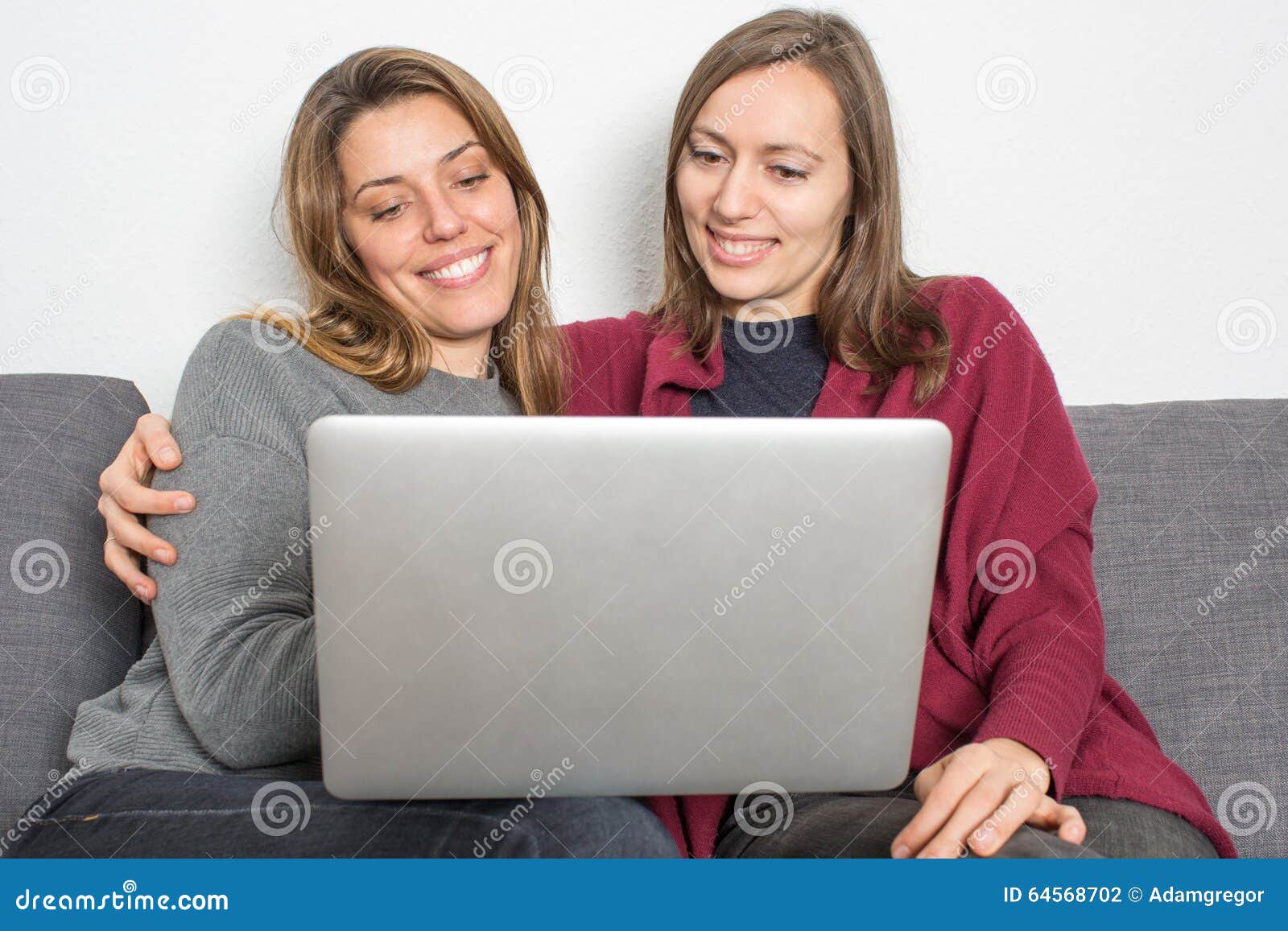Two Women are Seeing a Movie Stock Photo - Image of everyday, affection ...