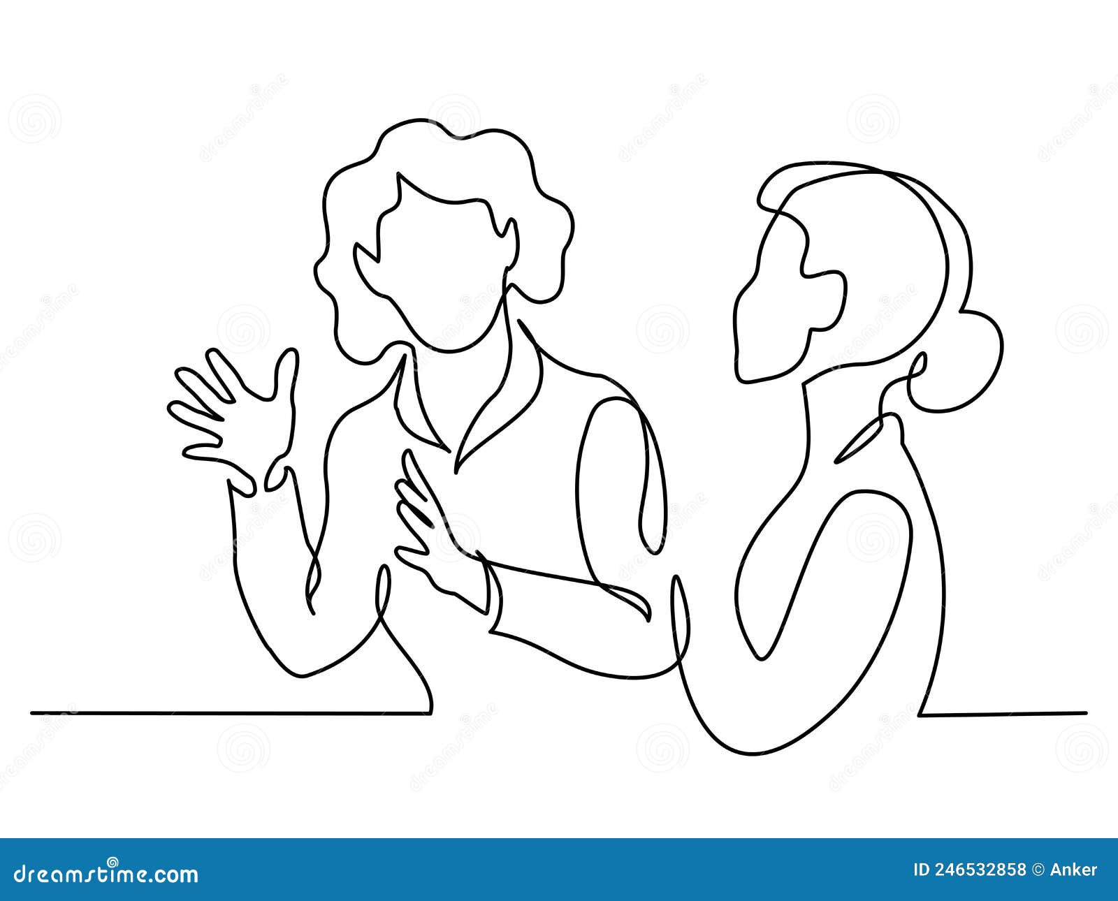 Group of People Discuss Ideas Stock Vector - Illustration of person ...