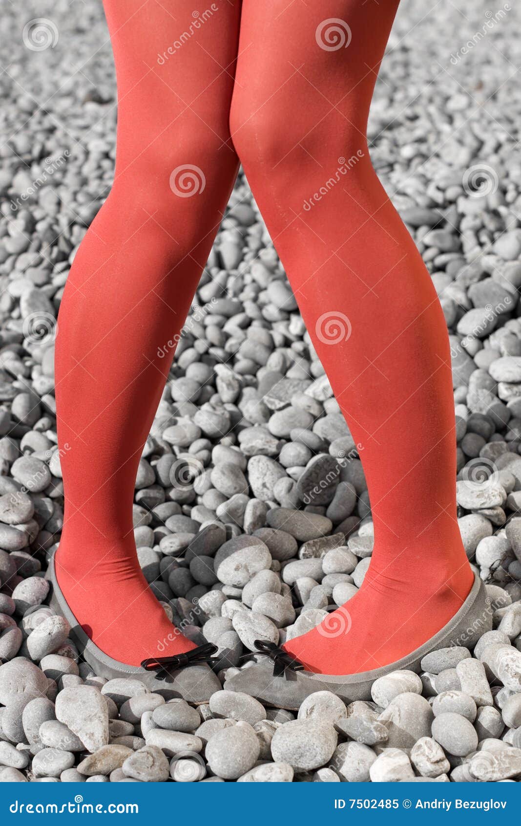 Two womens legs stock image. Image of modern, ankle, contrast - 7502485