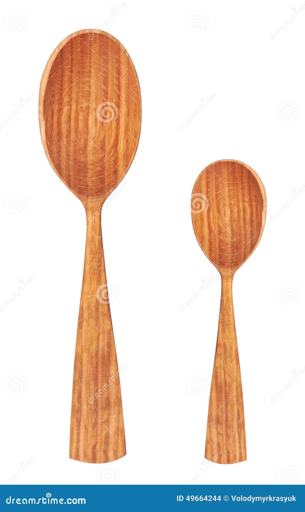 Two wood Spoons stock photo. Image of color, equipment - 49664244
