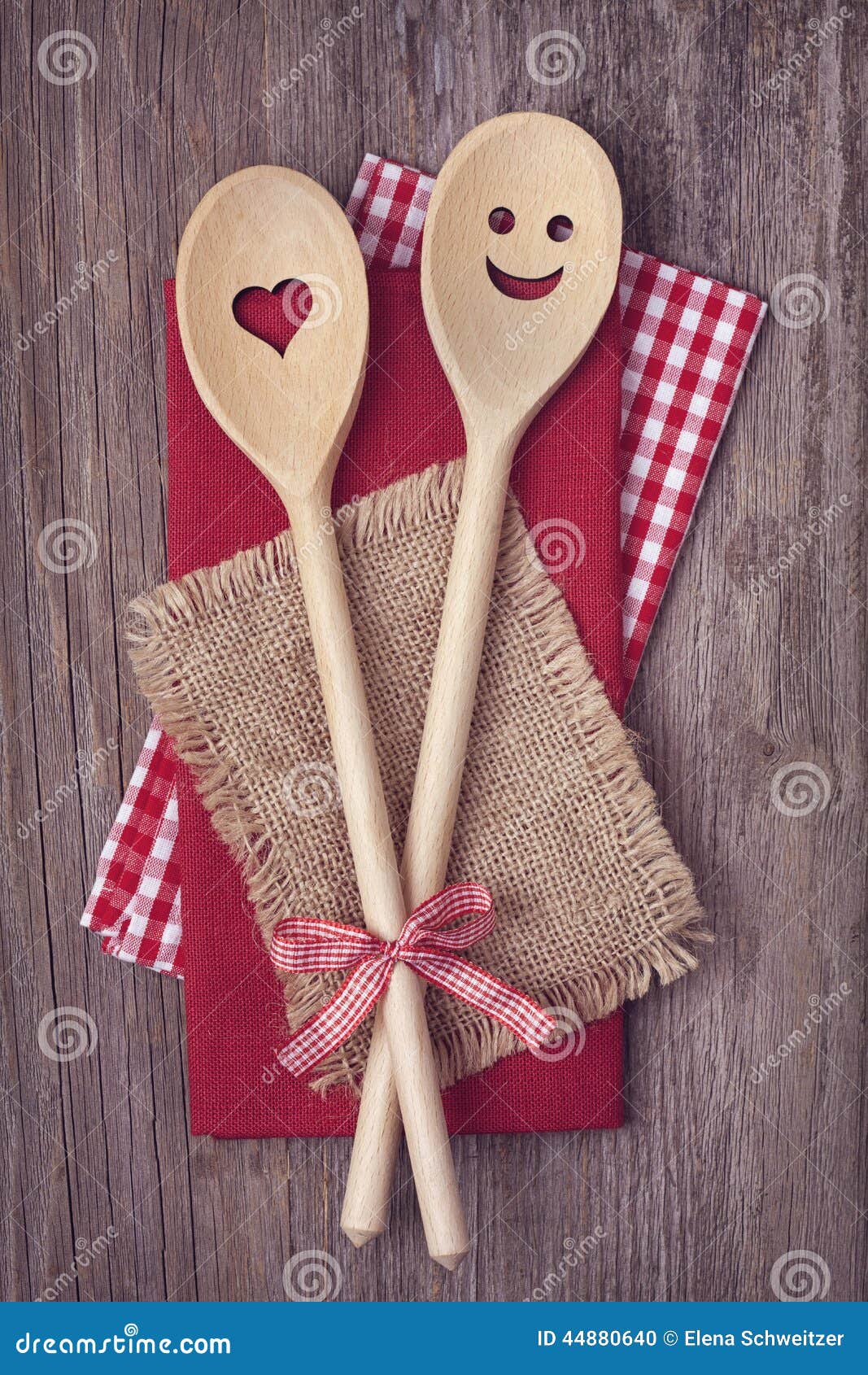 Two wooden cooking spoons stock photo. Image of wooden - 44880640