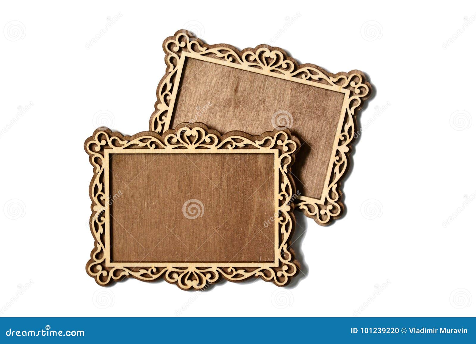 Two wooden frames stock photo. Image of antique, wood - 101239220