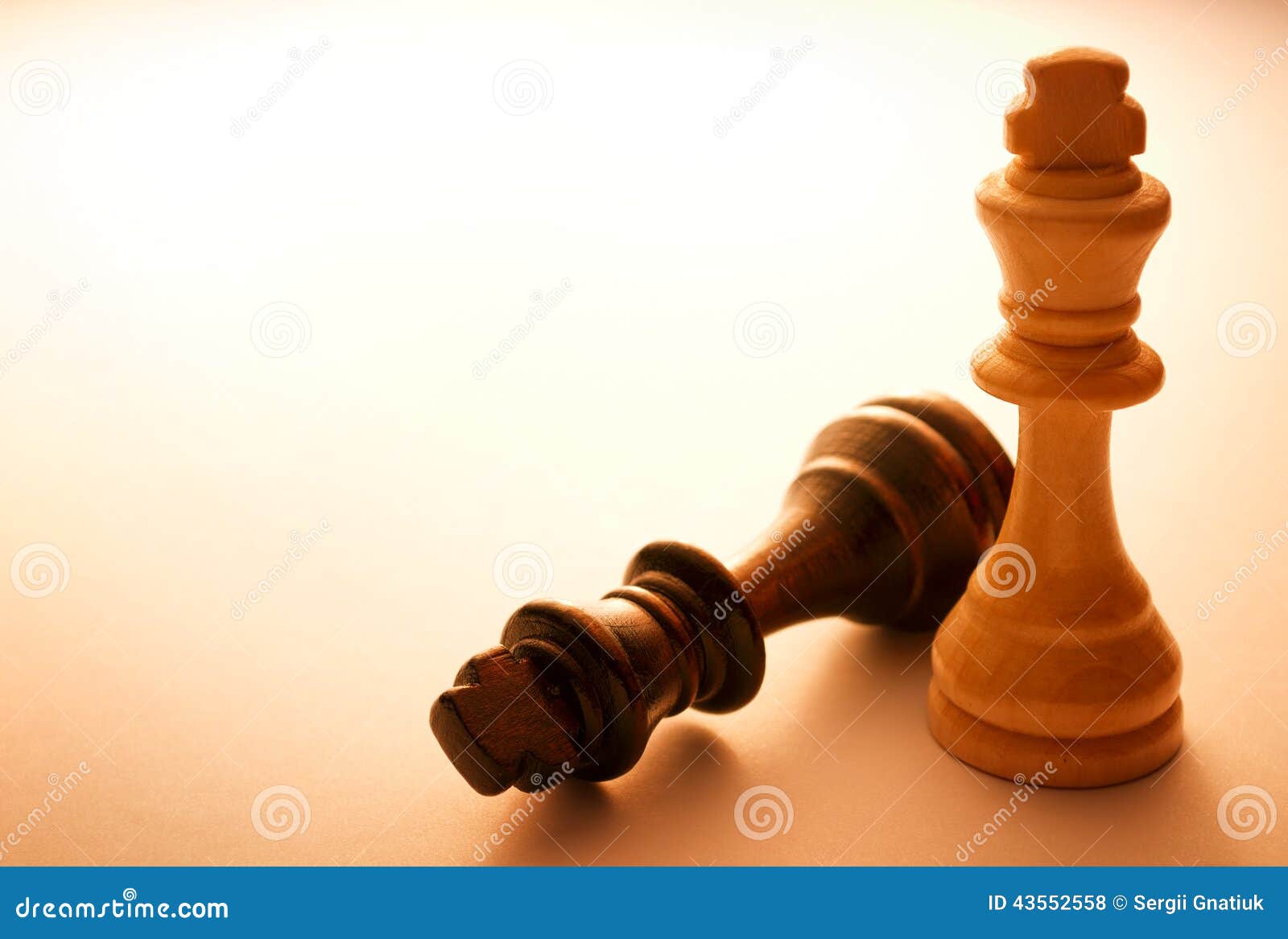 Two Wooden King Chess Pieces Stock Photo - Image of arranged ...