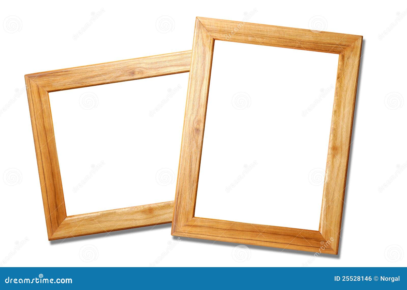 Two wooden picture frames stock photo. Image of twin - 25528146