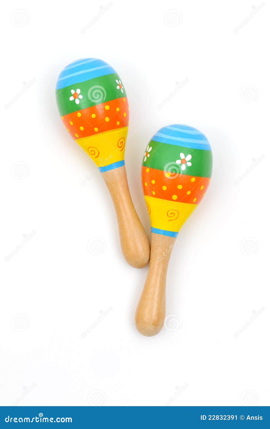 Two wooden rattle stock image. Image of circular, music - 22832391