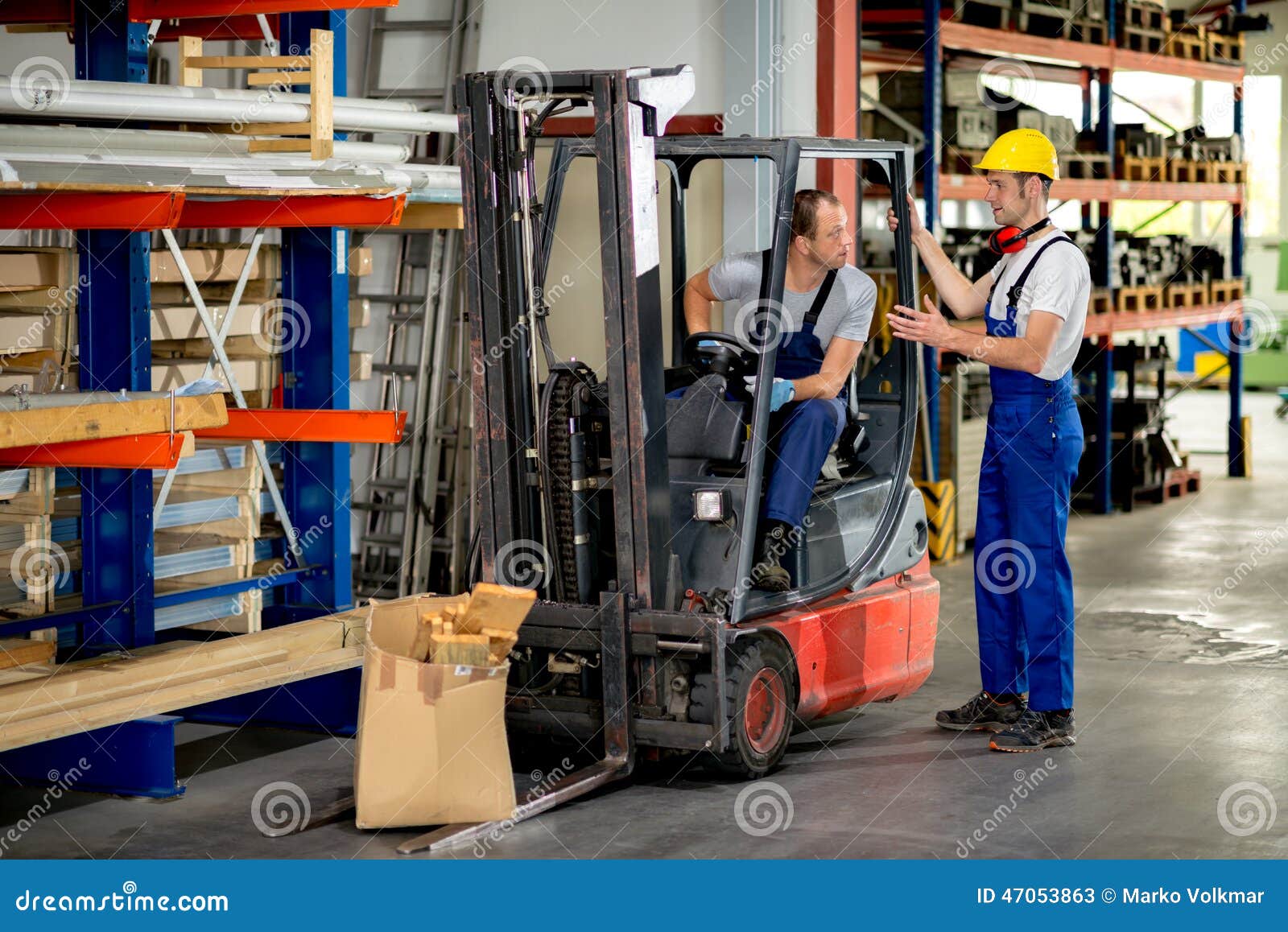Two worker in factory stock image. Image of mechanic - 47053863